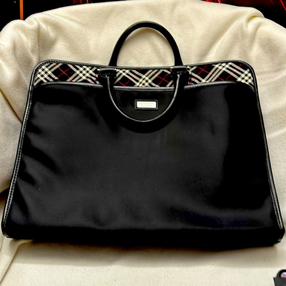 Burberry | Bags | Burberry Black Label Laptop Bag | Poshmark
